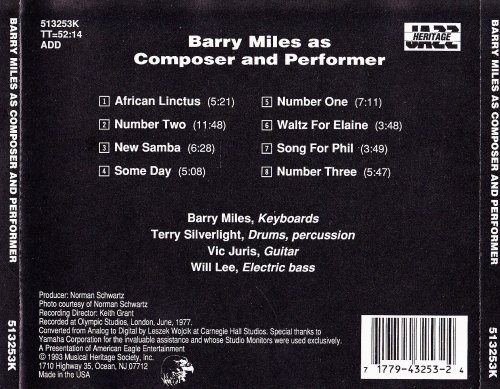 Barry Miles - Barry Miles As Composer And Performer (1993)