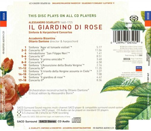 Ottavio Dantone - Scarlatti: Il Giardino Di Rose (2004)